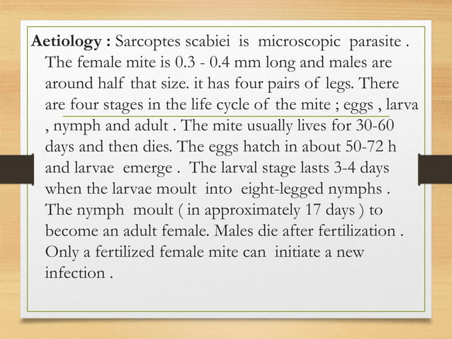 Scabies.pptx. by Azizullah Aziz Abdali af | PPT