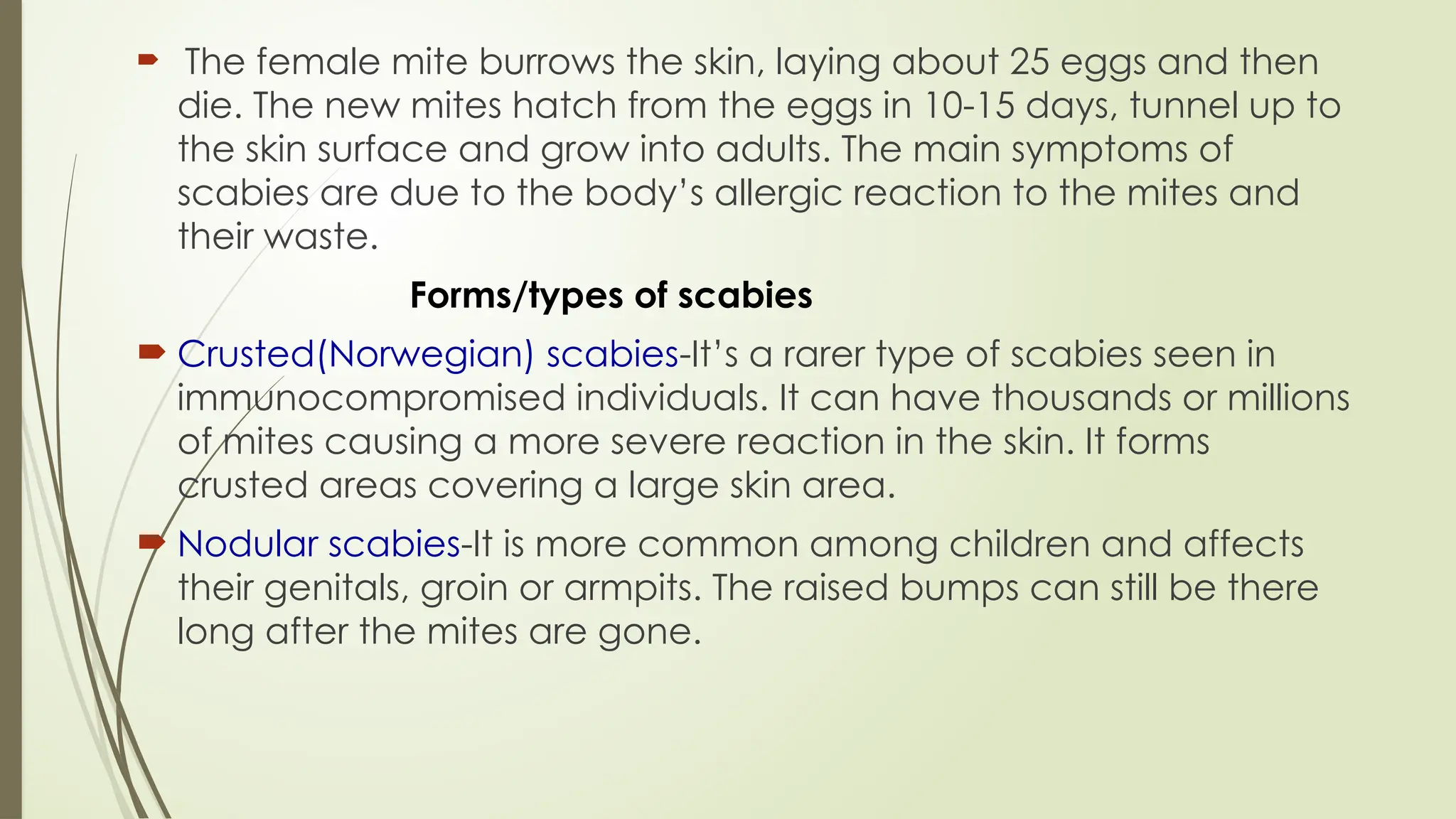 SCABIES as skin disease in adults and children | PPTX