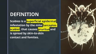 Scabies [Derma] smol.pptxbees bees bees bees | PPT