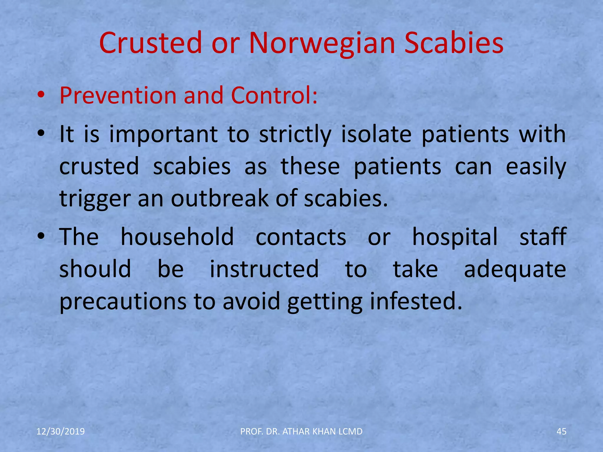 Scabies | PDF