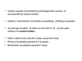 Scabies Pediculosis UG.pptxhvgvgvvvtvtvtvvtbtbtv | PPTX