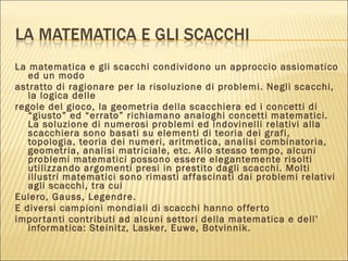 Scacco alla matematica_mod_3 | PPT