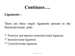 Sternoclavicular & Acromioclavicular Joints.pptx