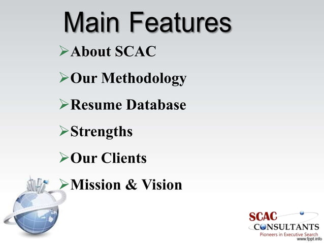 Scac Presentation | PPT
