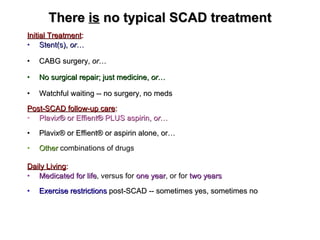 What is a SCAD (spontaneous coronary artery dissection)? | PPT