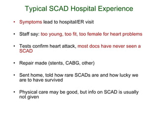 What is a SCAD (spontaneous coronary artery dissection)? | PPT