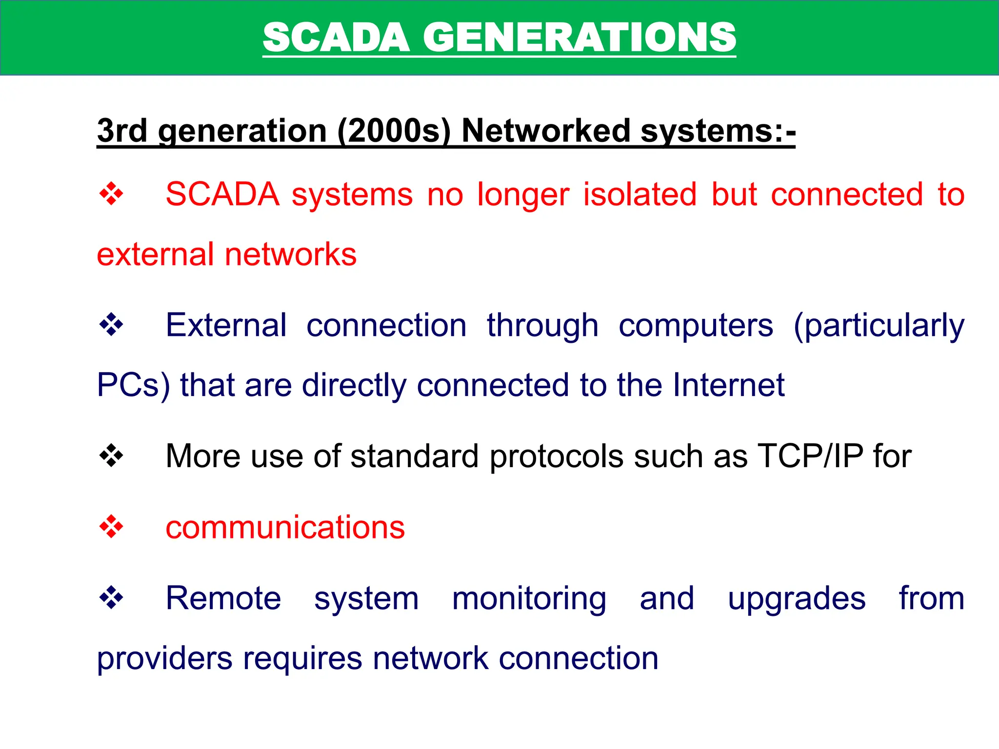 LIBRARY RESEARCH PROJECT SECURITY CONTROL IN SCADA | PPT