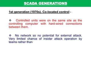 LIBRARY RESEARCH PROJECT SECURITY CONTROL IN SCADA | PPT