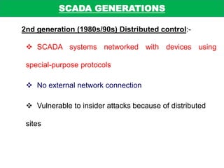 LIBRARY RESEARCH PROJECT SECURITY CONTROL IN SCADA | PPT