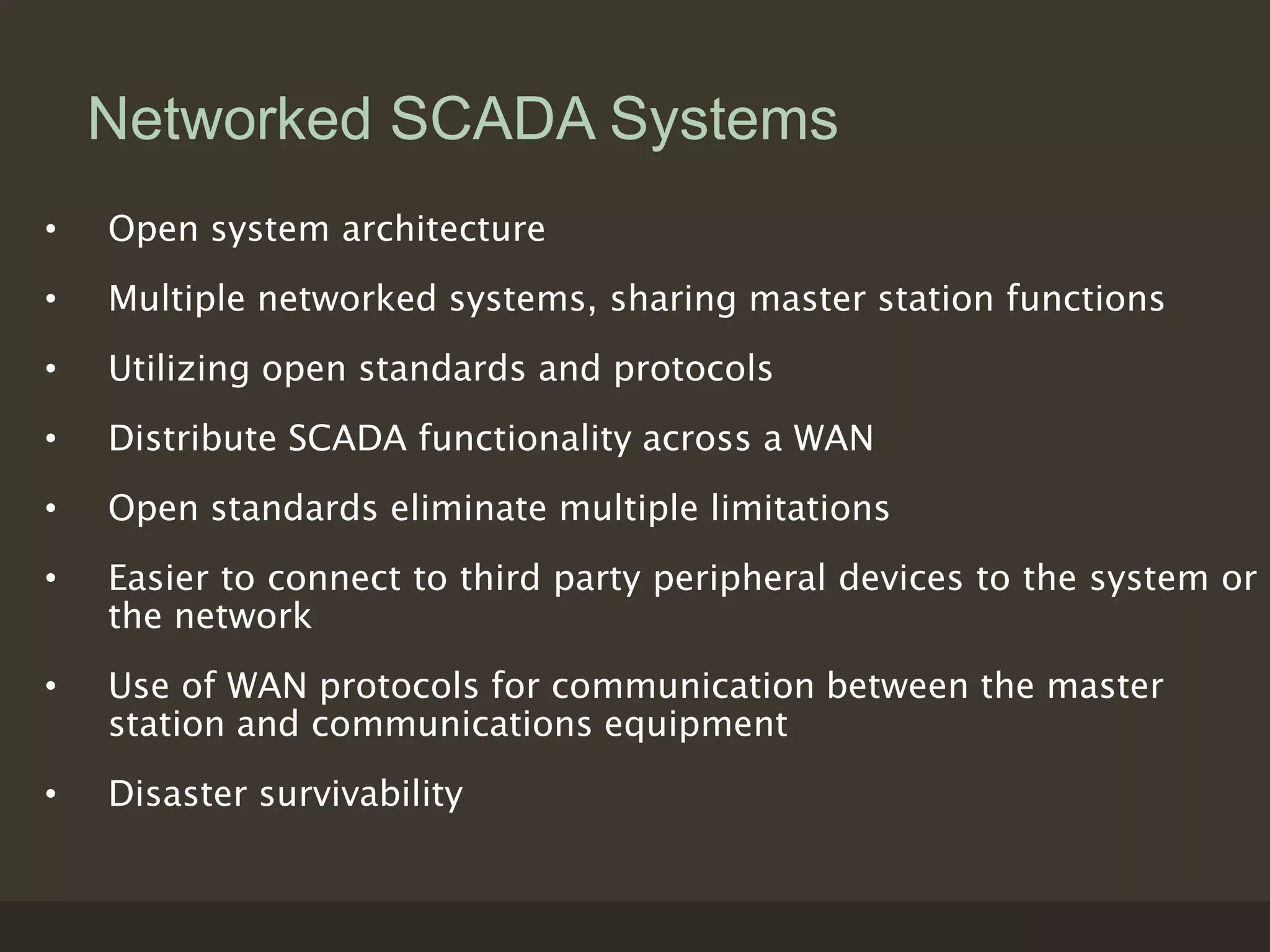 SCADA a complete overview | PPTX | Operating Systems | Computer Software and Applications