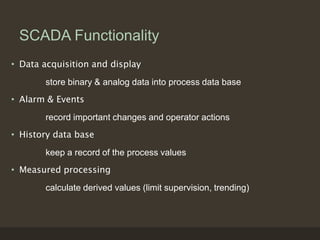 SCADA a complete overview | PPTX | Operating Systems | Computer ...