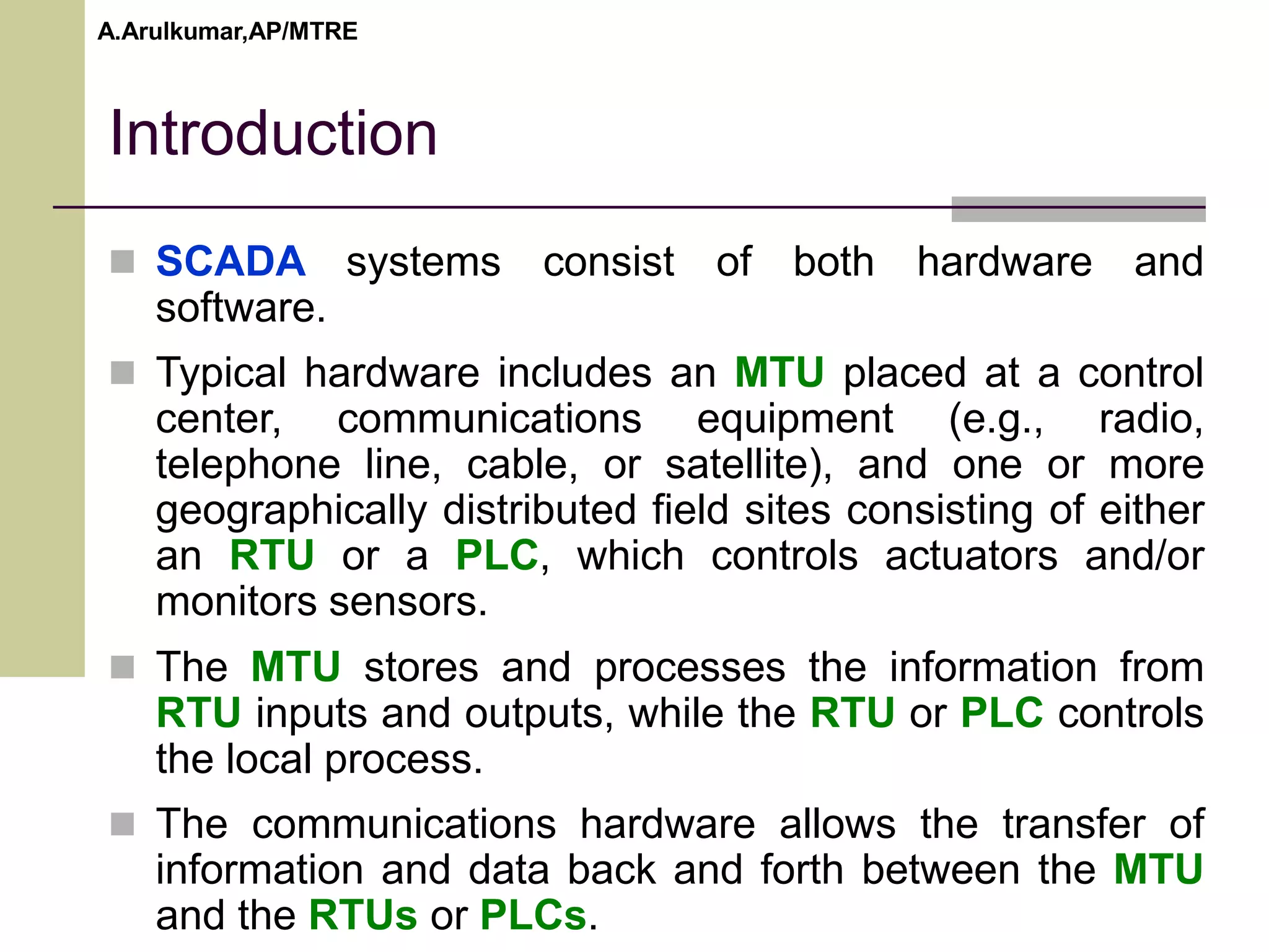 Scada | PPTX | Operating Systems | Computer Software and Applications