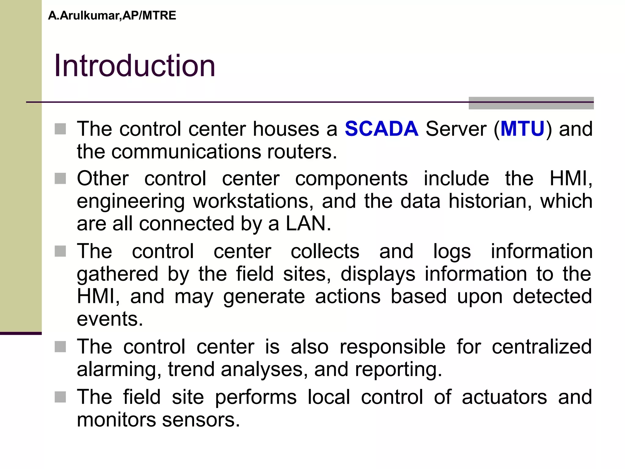 Scada | PPTX | Operating Systems | Computer Software and Applications