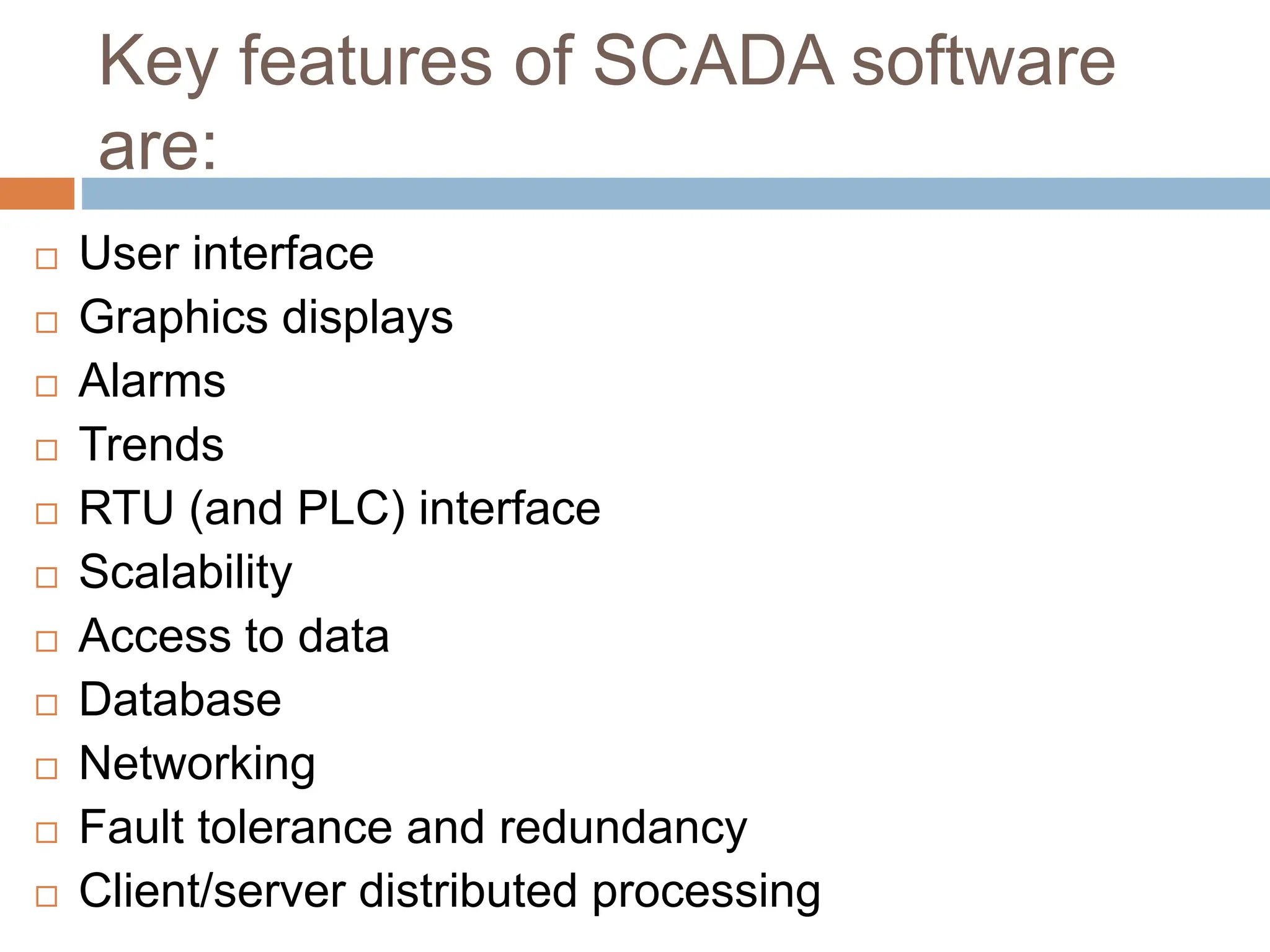 SCADA.pptx supervisory control and data aquasition | PPTX