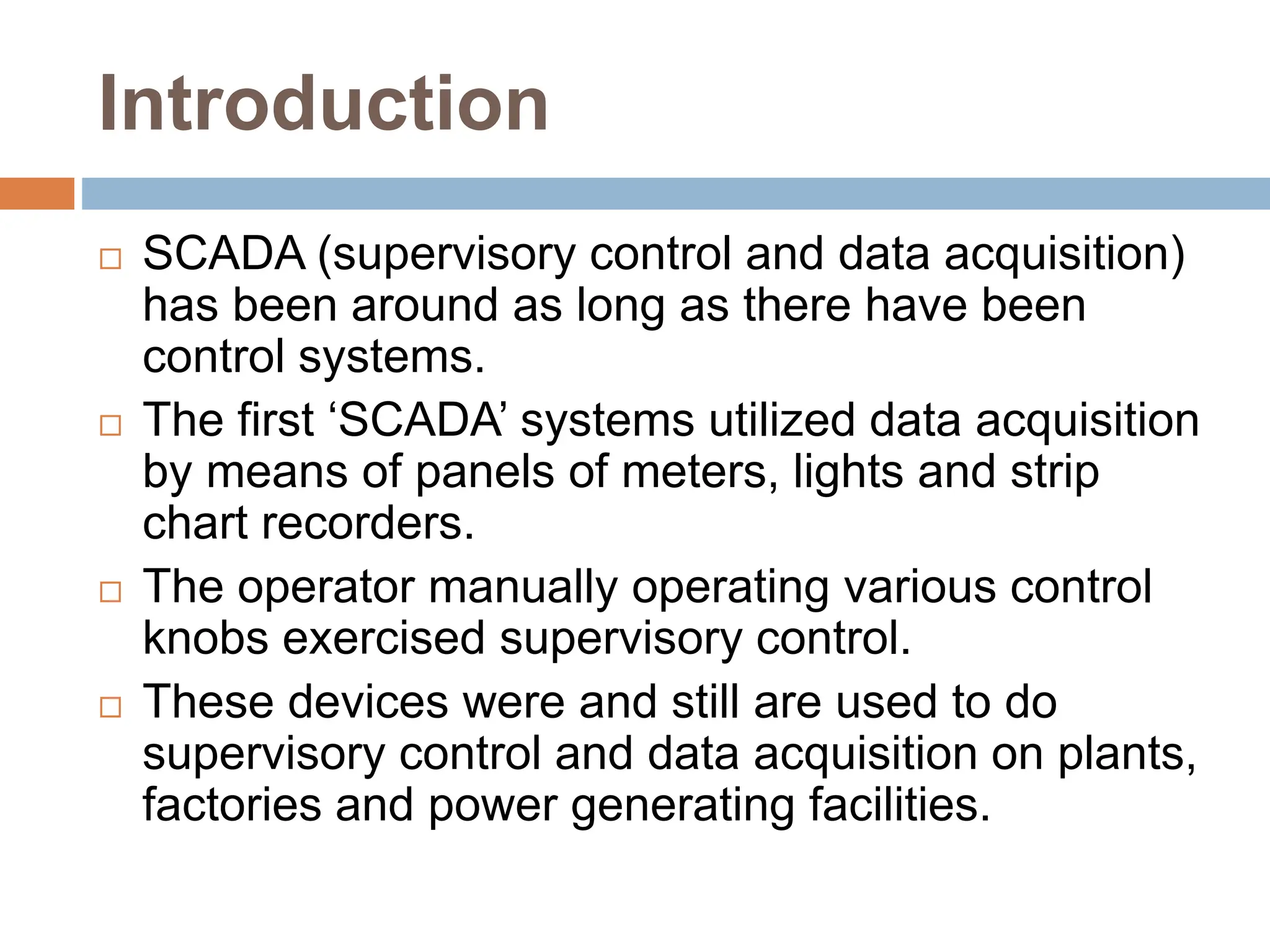 SCADA.pptx supervisory control and data aquasition | PPTX