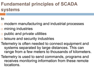 SCADA.pptx supervisory control and data aquasition | PPTX