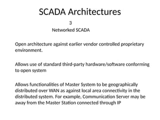 SCADA system for electrical engineering. Seminor topic | PPTX