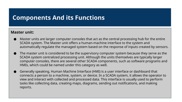 Supervisory control and Data Acquisition -PSOC - EE3602 | PPTX