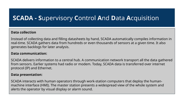 Supervisory control and Data Acquisition -PSOC - EE3602 | PPTX