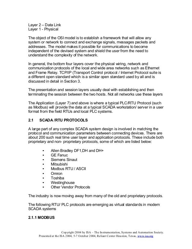 Scada protocols-and-communications-trends