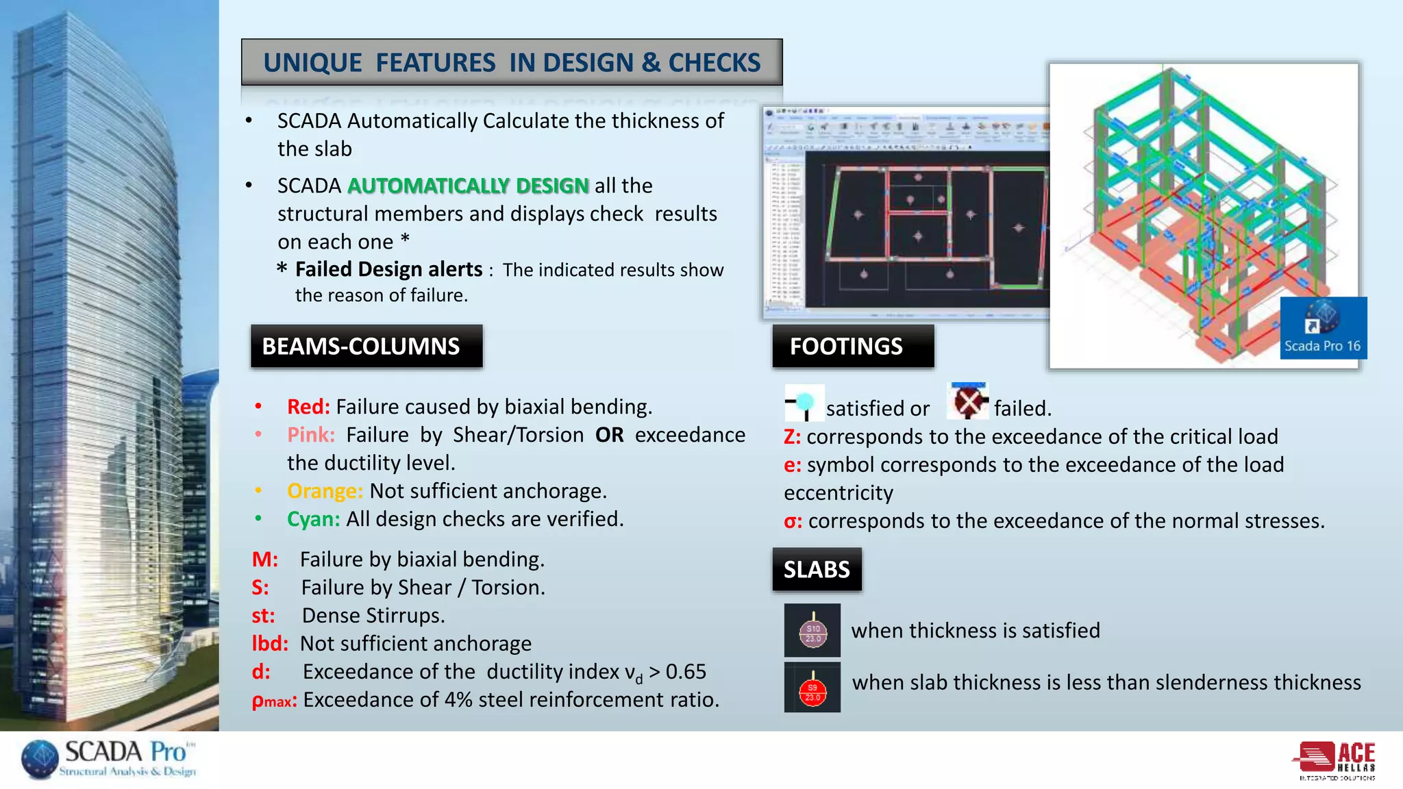Structural Computer Aided Design and Analysis Professional SCADA Pro 16 | PPTX | Desktop ...