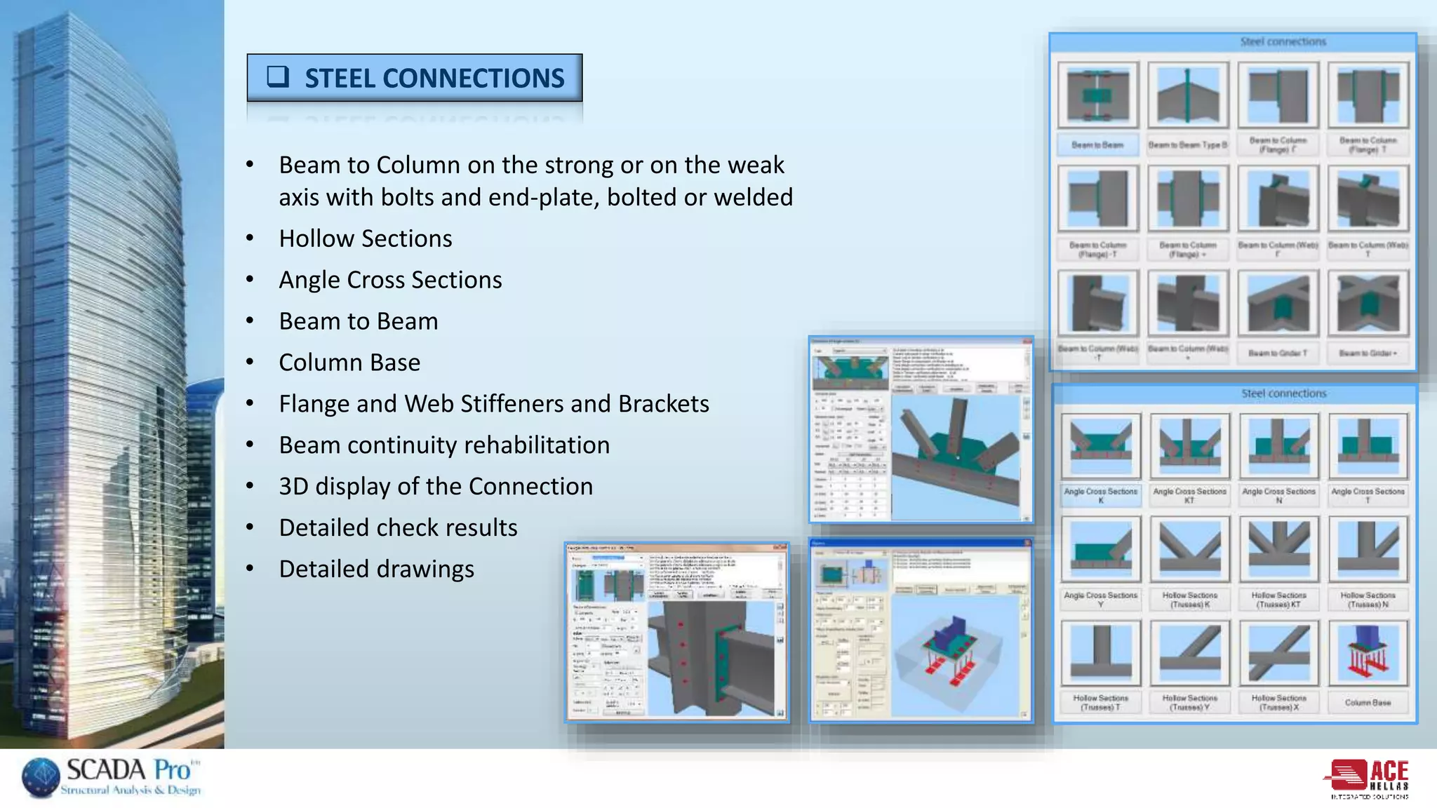 Structural Computer Aided Design and Analysis Professional SCADA Pro 16 | PPTX | Desktop ...