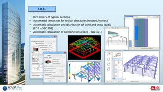 Structural Computer Aided Design and Analysis Professional SCADA Pro 16 ...