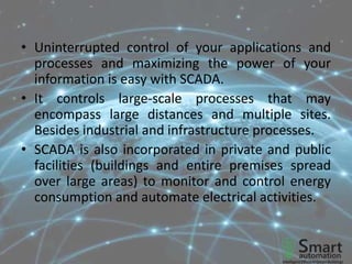 Scada and its Role in Industrial Automation | PPT