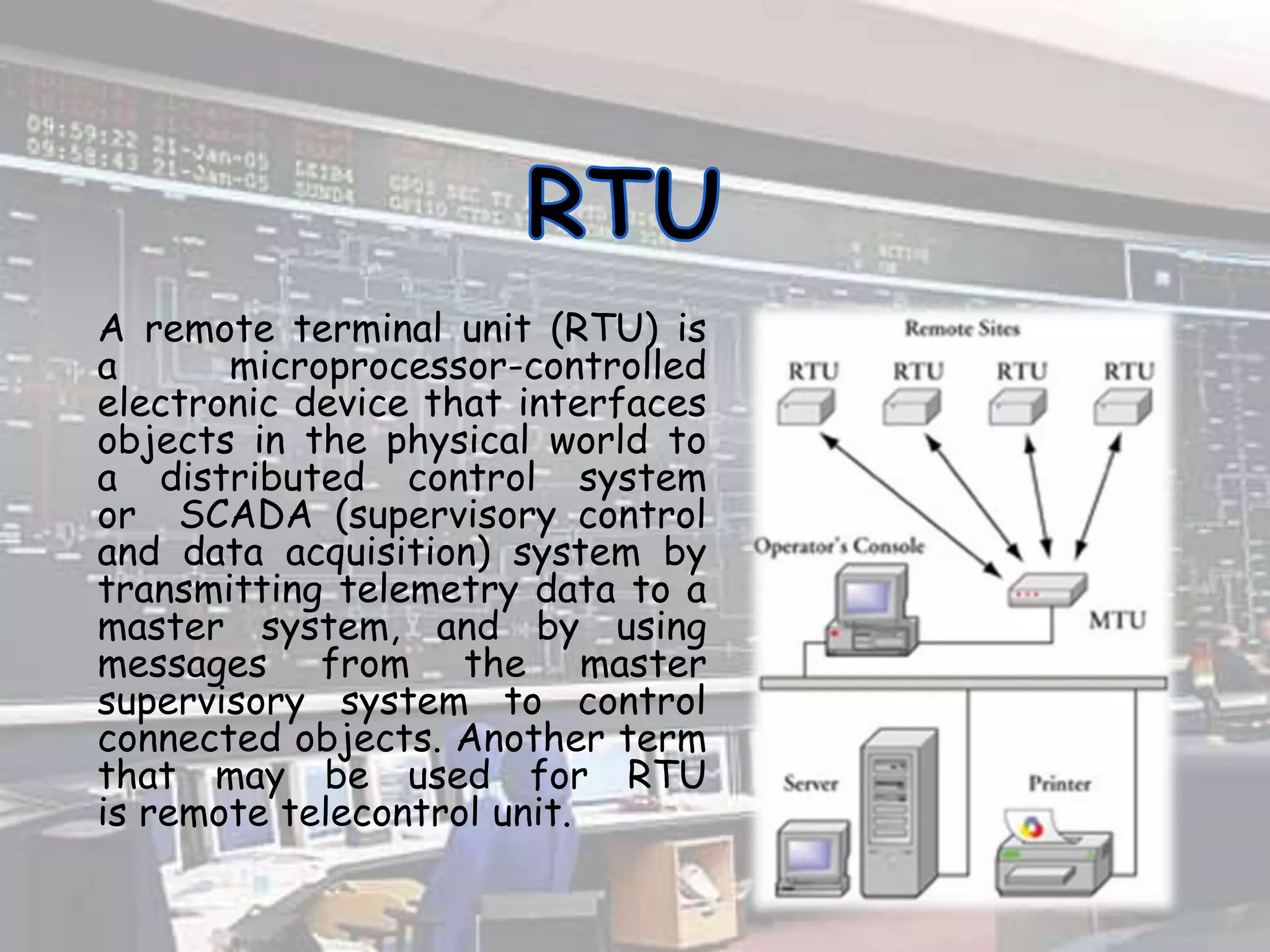Scada and power system automation | PPTX