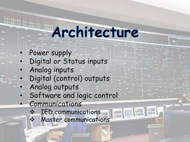 Scada and power system automation | PPTX