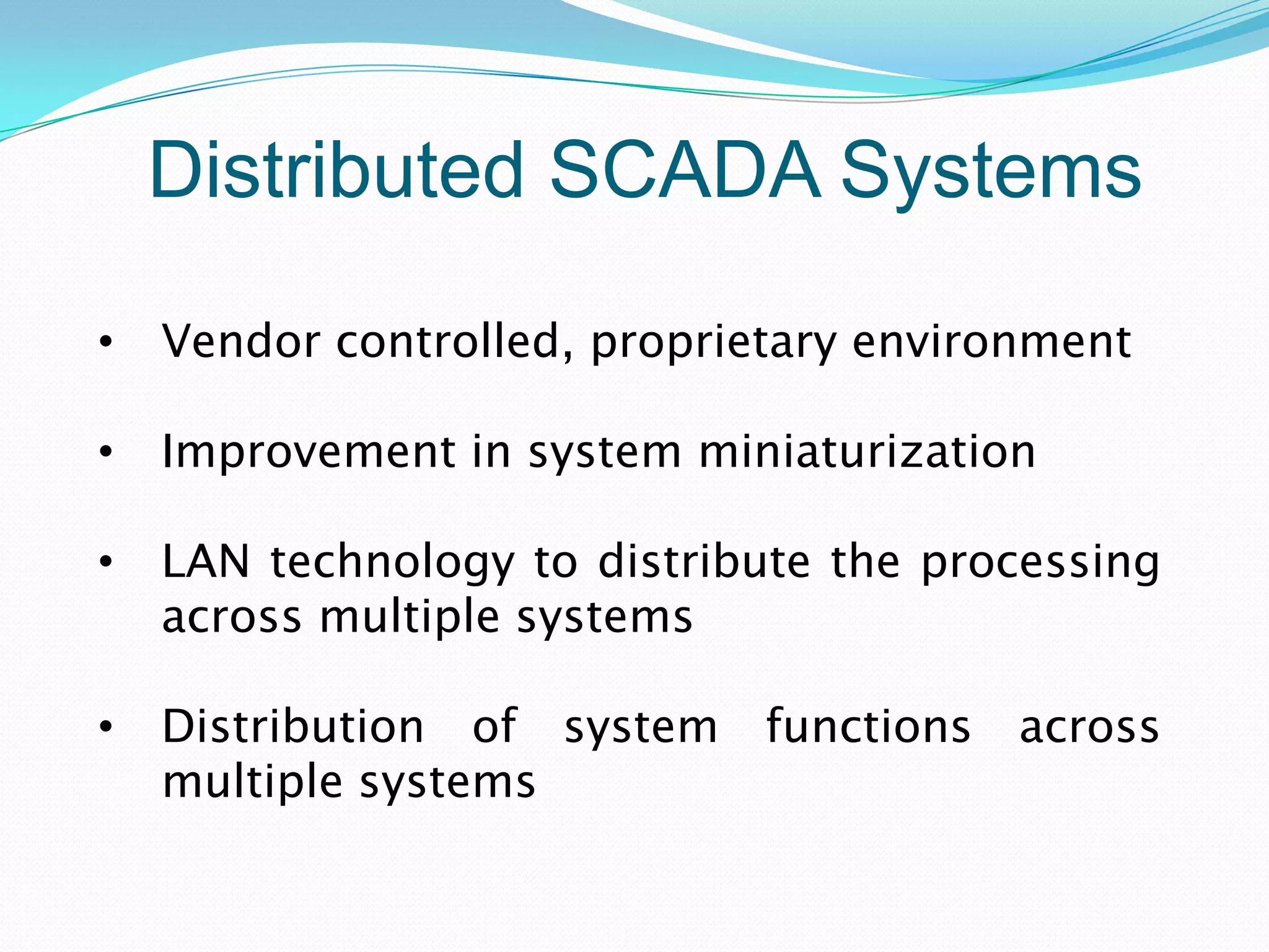 Scada architecture | PPTX