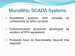 Scada architecture | PPTX