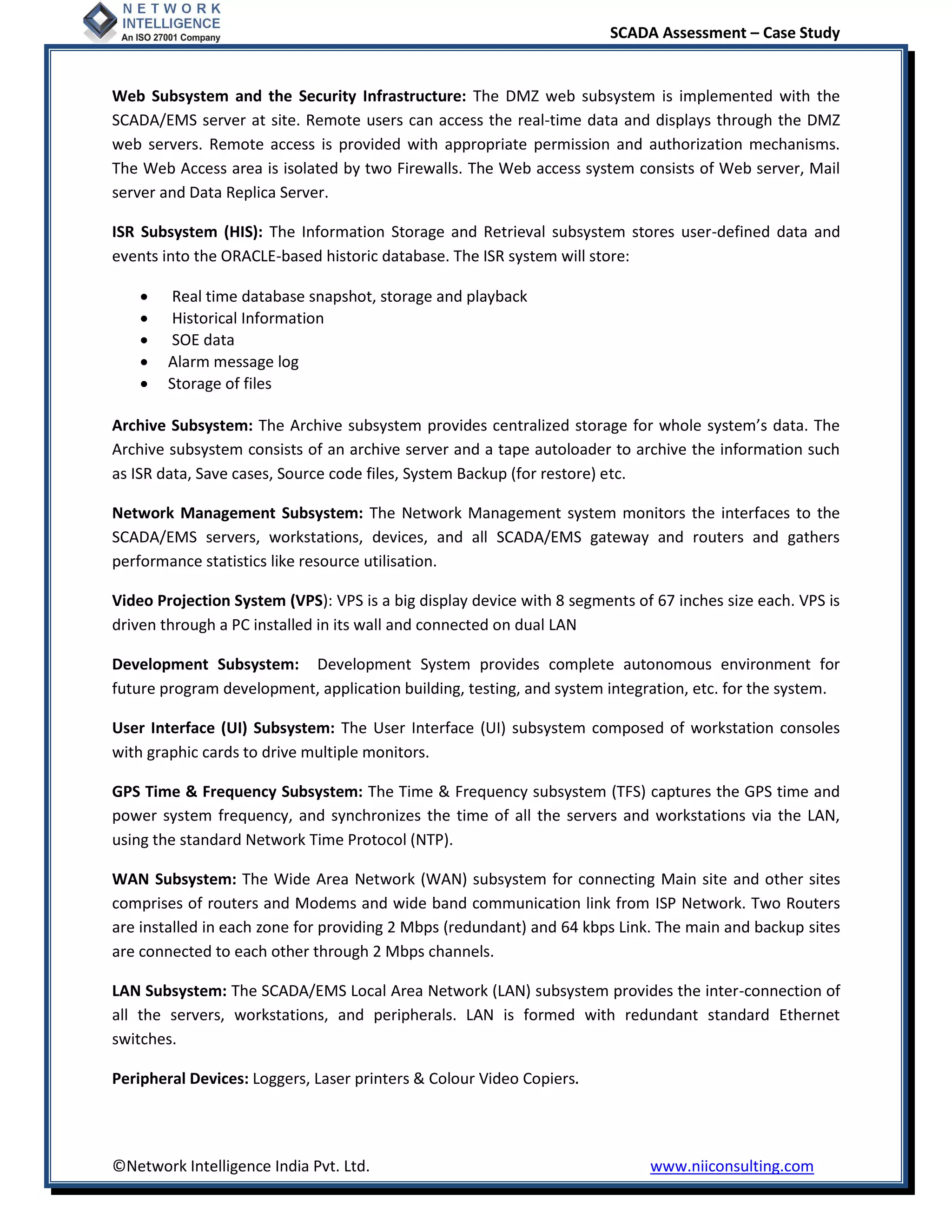 Scada assessment case study | PDF