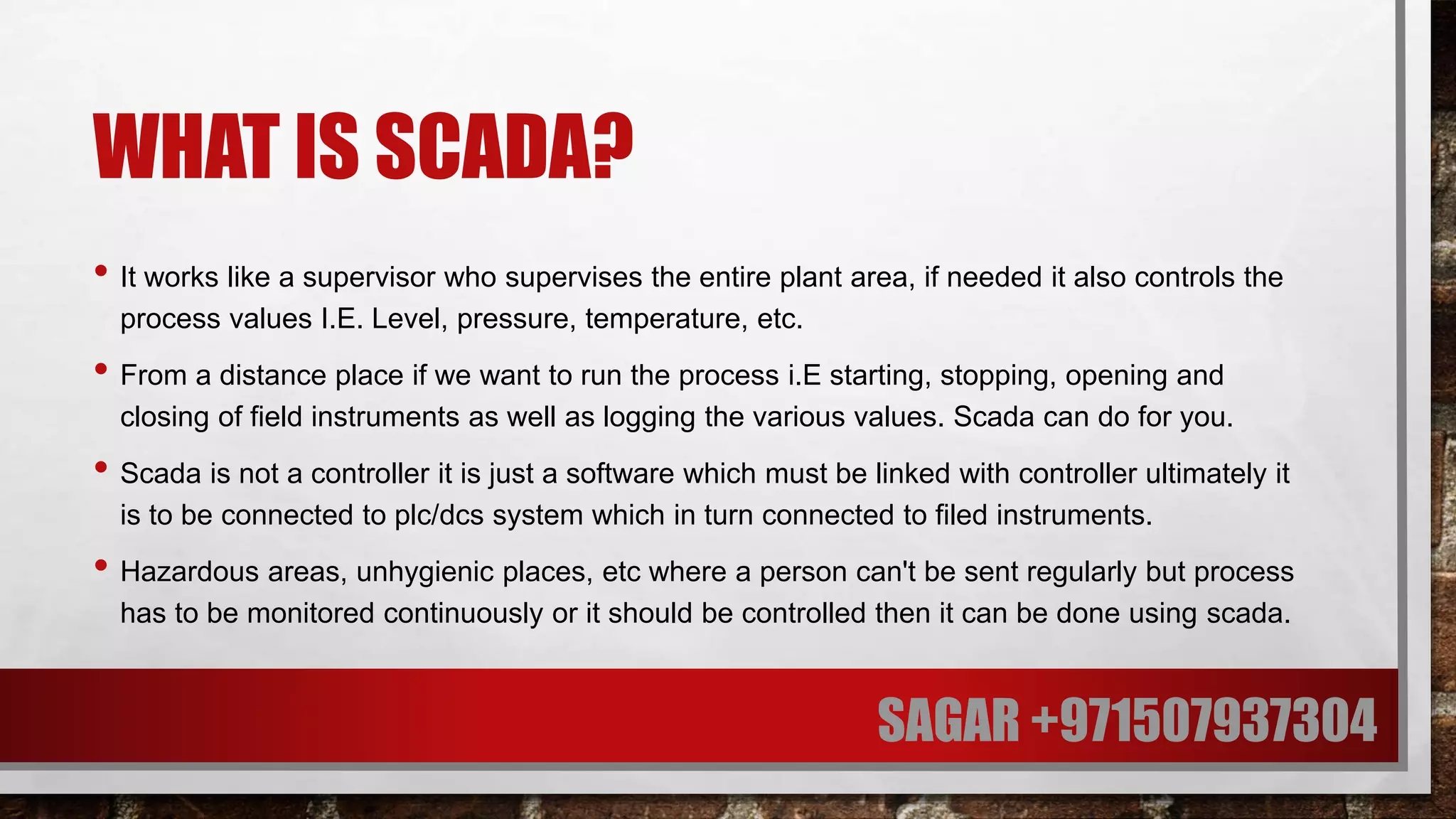 Scada Basic Training | PPTX