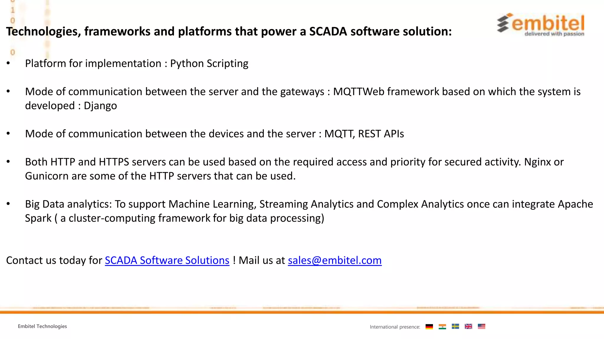 What is SCADA system? SCADA Solutions for IoT | PPTX