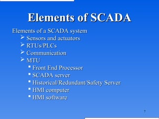scada_classification based power point presentation | PPT