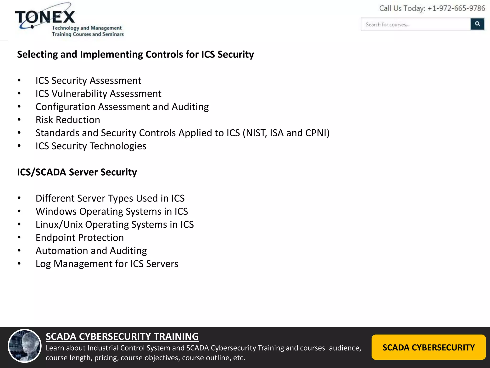 SCADA Cybersecurity Training | PPTX