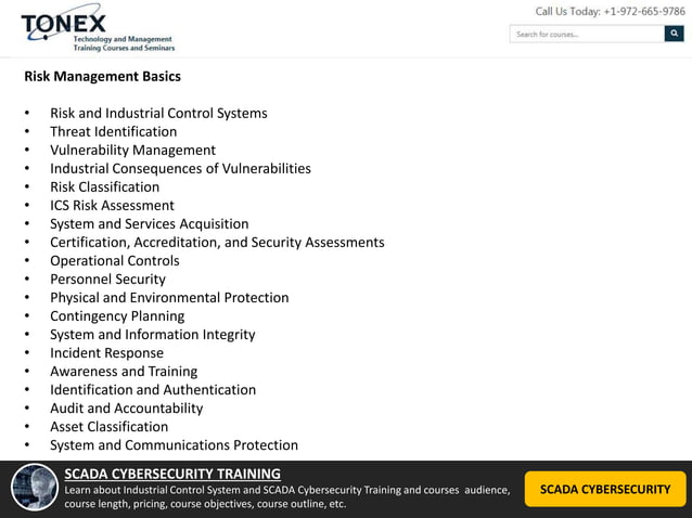 SCADA Cybersecurity Training | PPTX