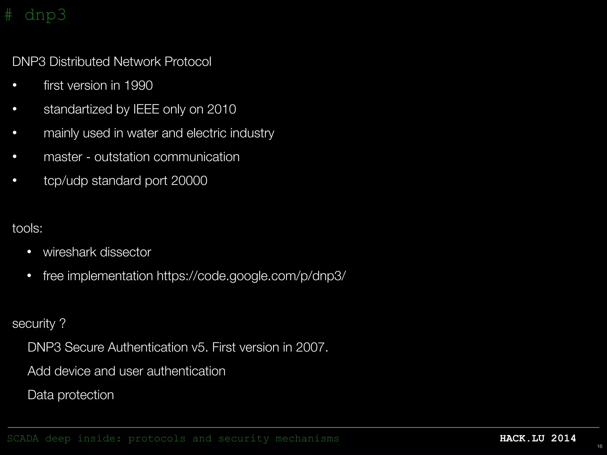 Scada deep inside: protocols and security mechanisms | PDF