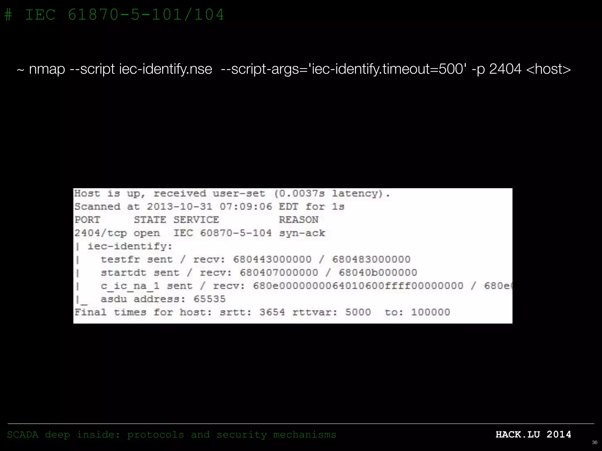 Scada deep inside: protocols and security mechanisms | PPT