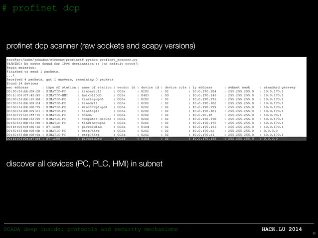 Scada deep inside: protocols and security mechanisms | PPT