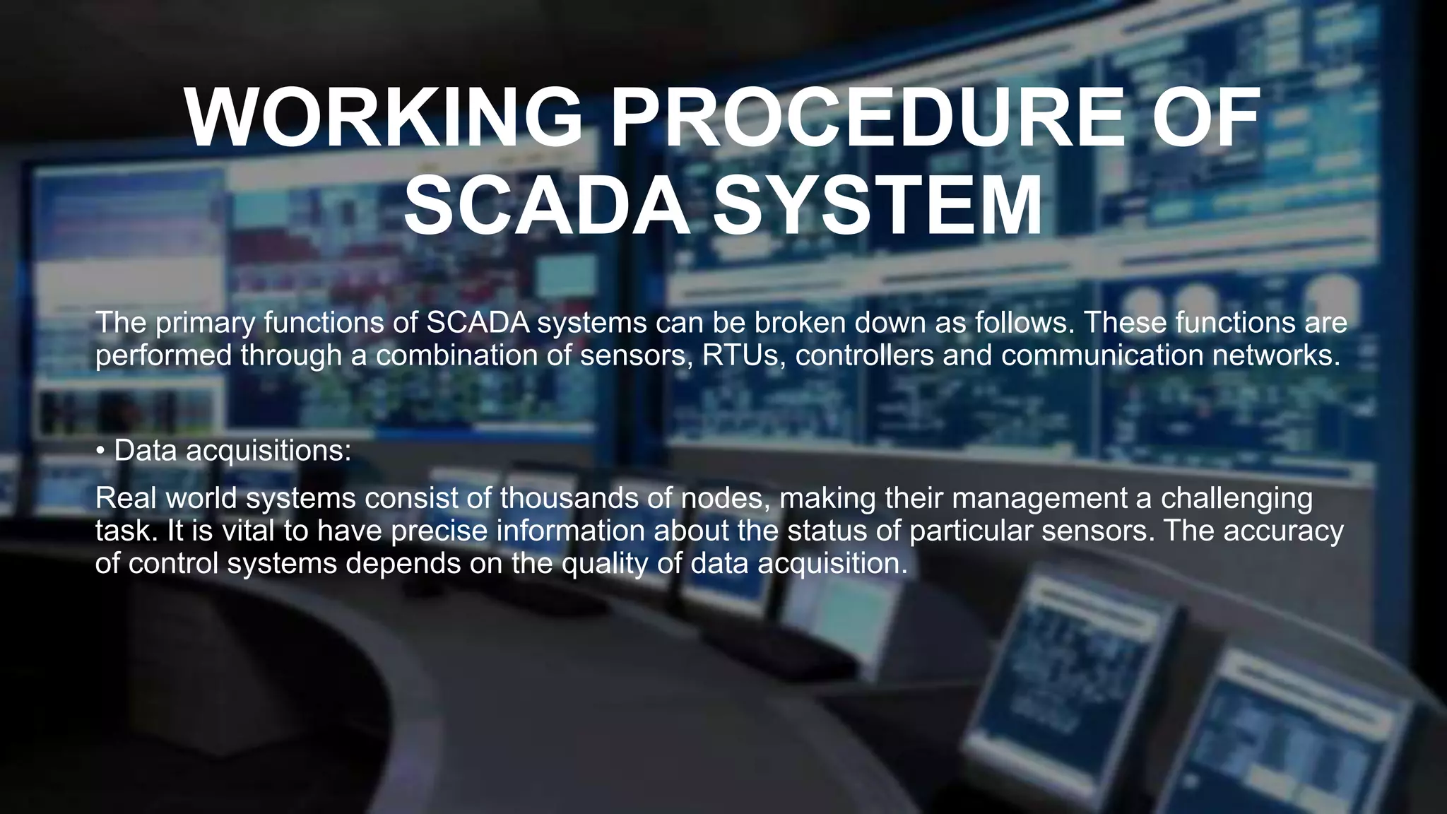 SCADA (Supervisory Control & data Acquisation) PPT | PPT SCADA (Supervisory Control & data Acquisation) PPT | PPT