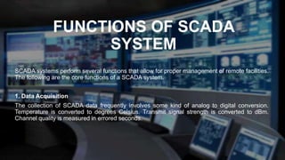 SCADA (Supervisory Control & data Acquisation) PPT | PPTX