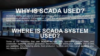 SCADA (Supervisory Control & data Acquisation) PPT | PPTX