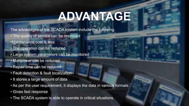 SCADA (Supervisory Control & data Acquisation) PPT | PPTX | Operating Systems | Computer ...