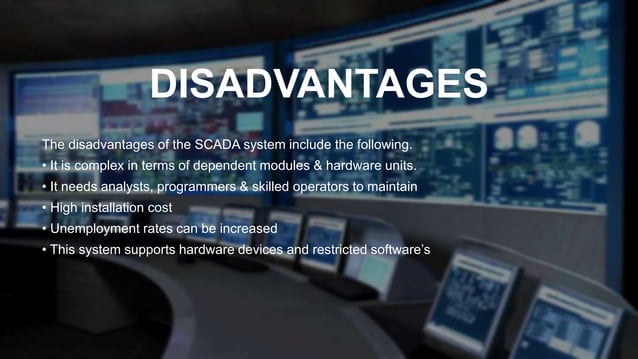 SCADA (Supervisory Control & data Acquisation) PPT | PPTX | Operating Systems | Computer ...
