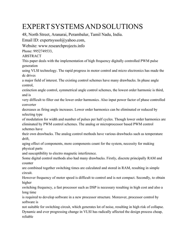 Scada for power system automation - Power Systems final year Project | PDF