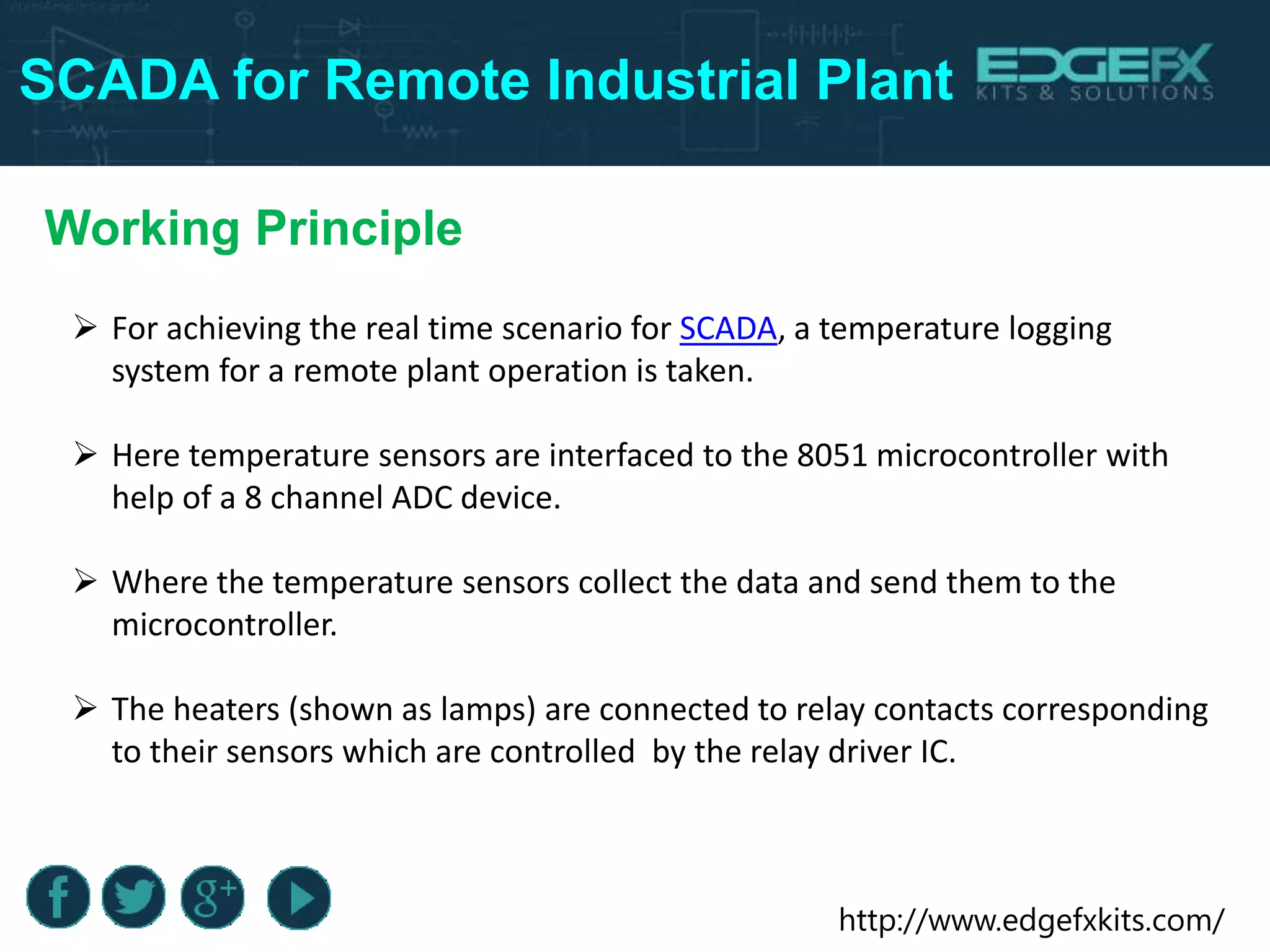 Scada for remote industrial plant | PPTX