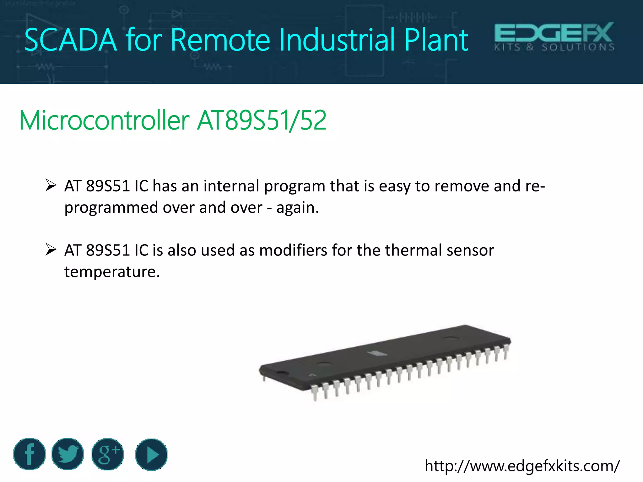 Scada for remote industrial plant | PPTX