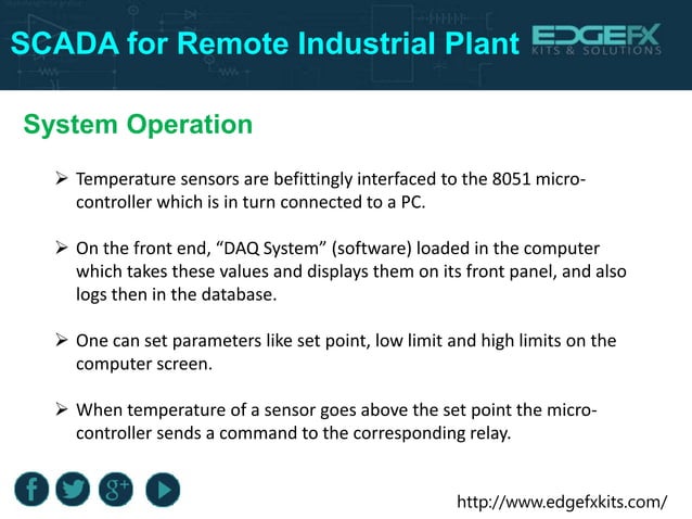 Scada for remote industrial plant | PPTX | Radio Control | Hobbies ...